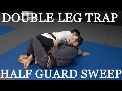 Double leg trap sweep from half guard (Lachlan Giles) – Absolute MMA St ...