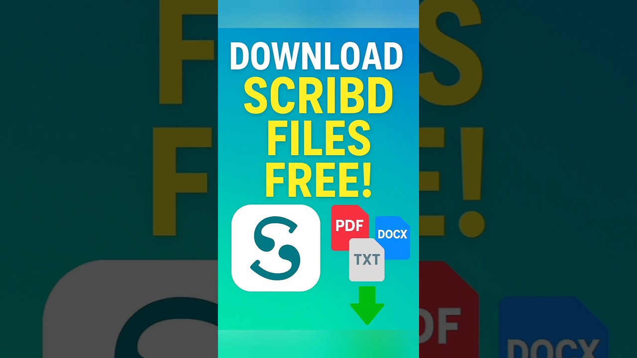 How to download Scribd file for free in mobile| Scribd file kese download kare. |#shorts #scribd