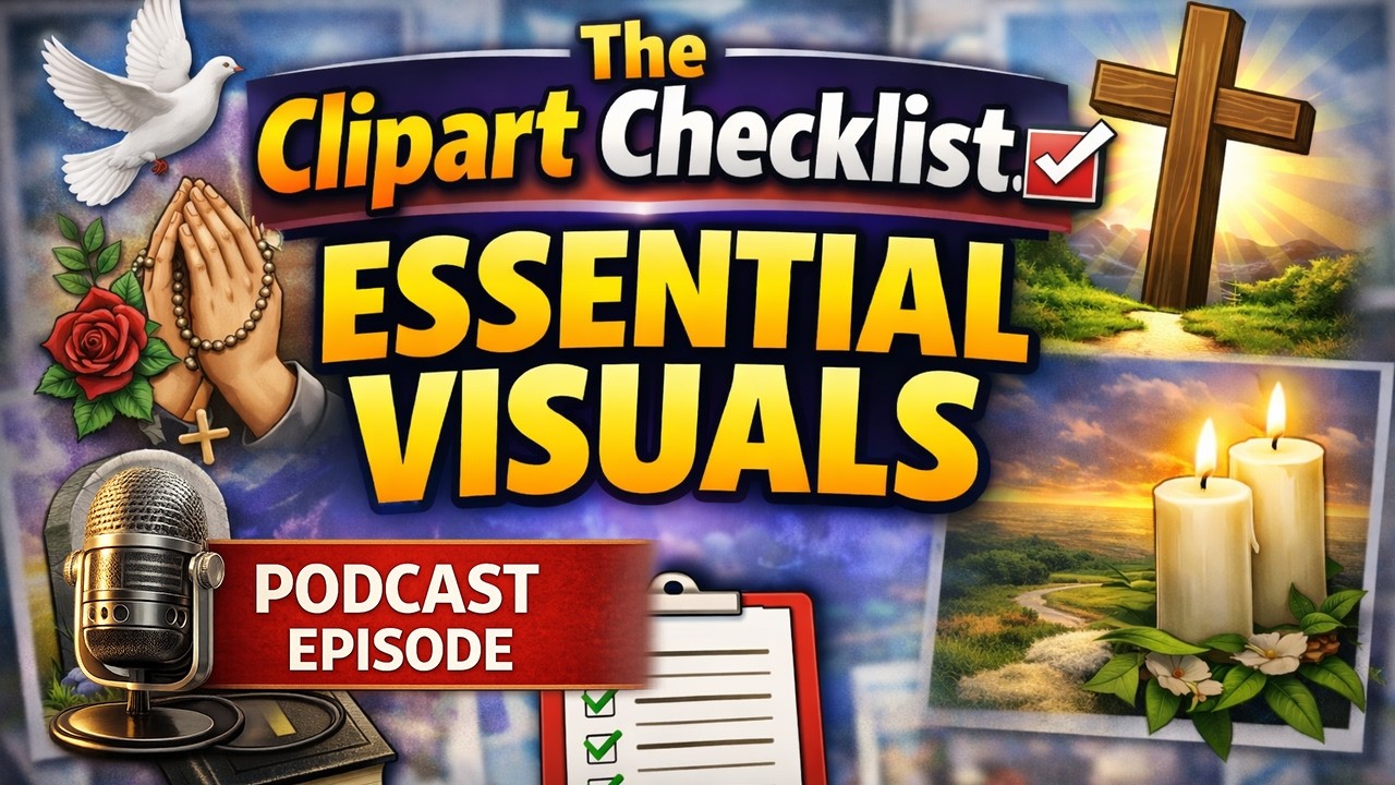 The Clipart Checklist: Essential Visuals for Meaningful Funeral Programs - Podcast Episode 31