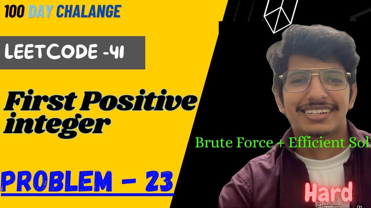 First Missing Positive | Leetcode 41 | Array | Java Leetcode | Time complexity |  Leetcode Manish