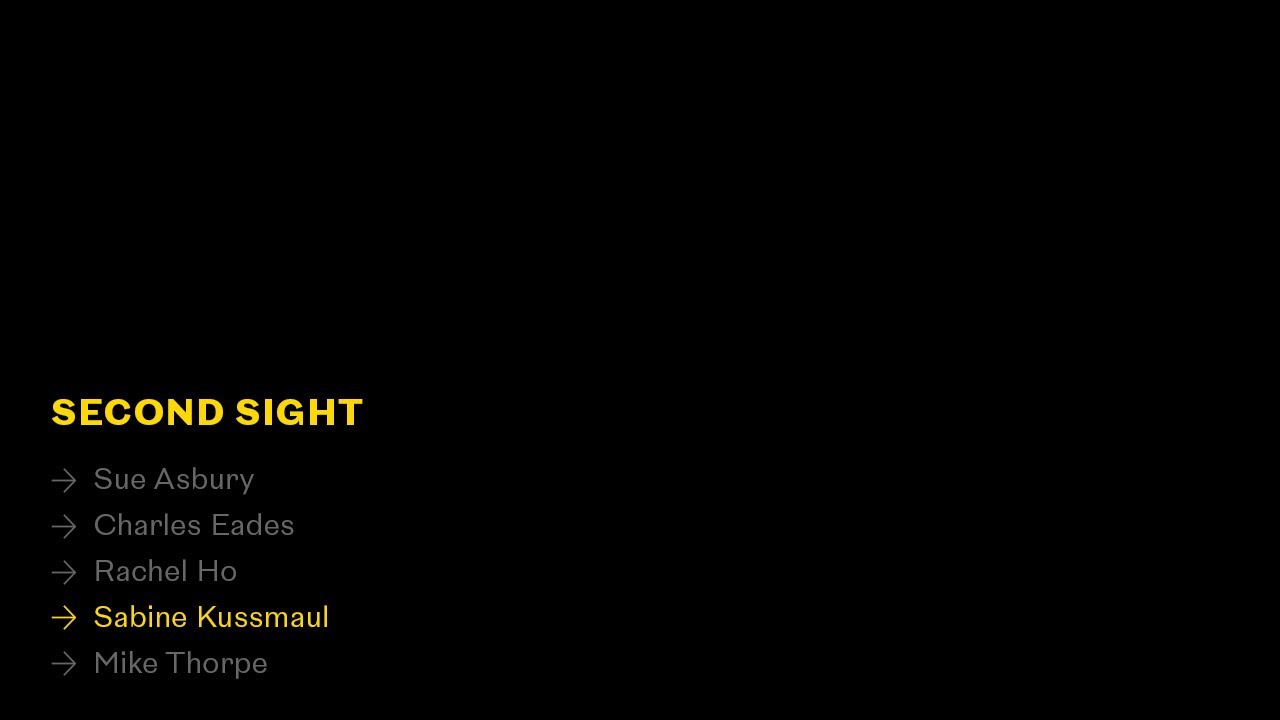 Second Sight — Sabine Kussmaul