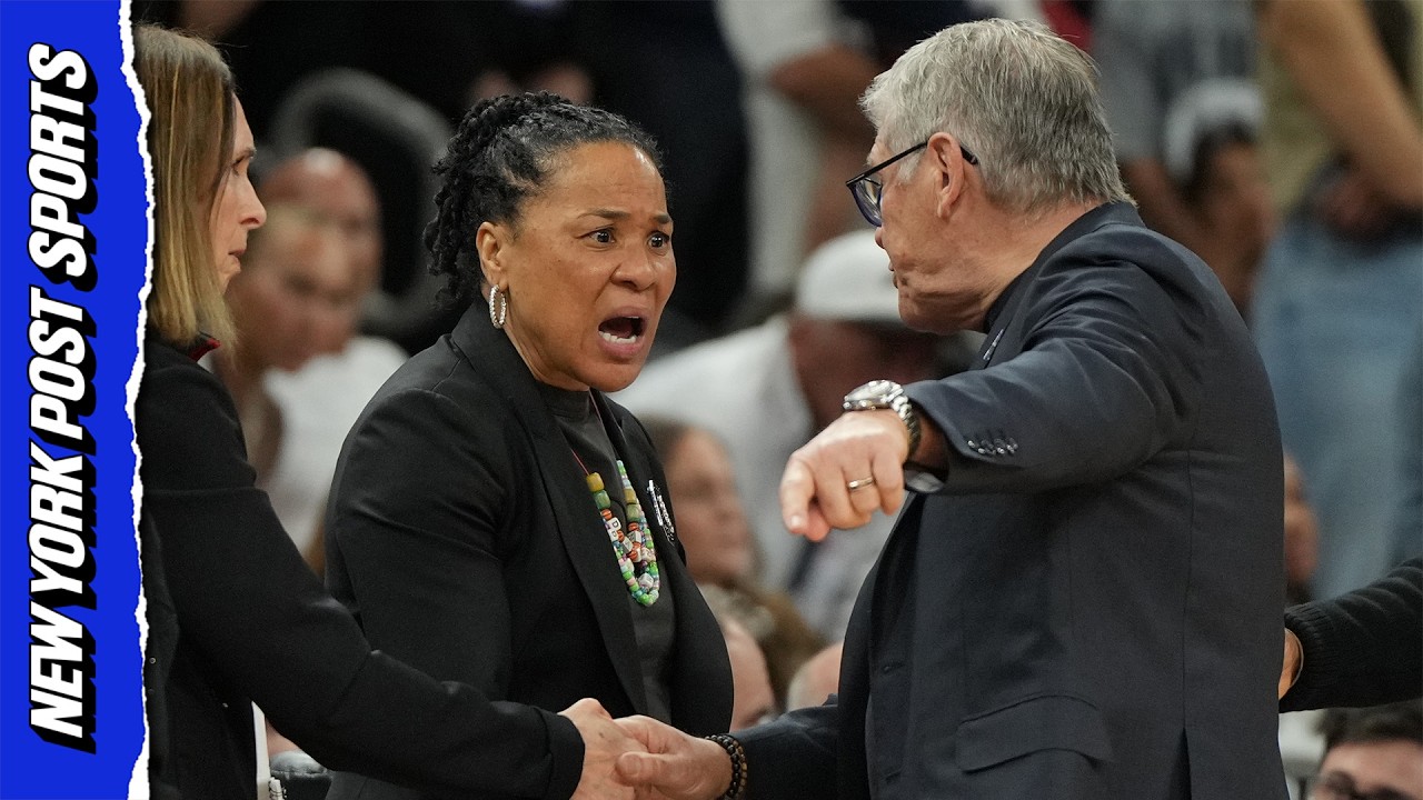 Geno Auriemma, Dawn Staley address heated exchange in handshake line