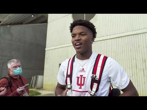 Watch: IU football quarterback Donaven McCulley talks first start vs ...