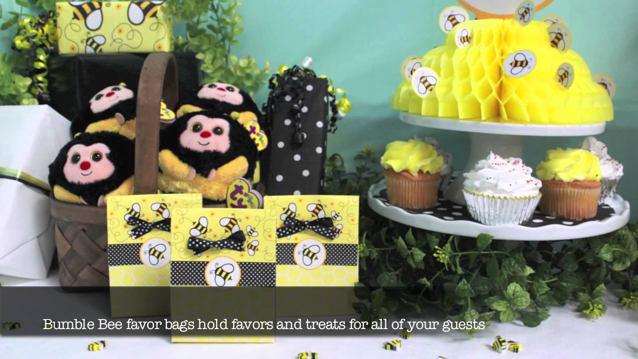 Bee 1st Birthday Party Supplies