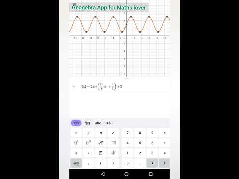 Unlocking the Magic of the Sine Wave | Geogebra #shorts