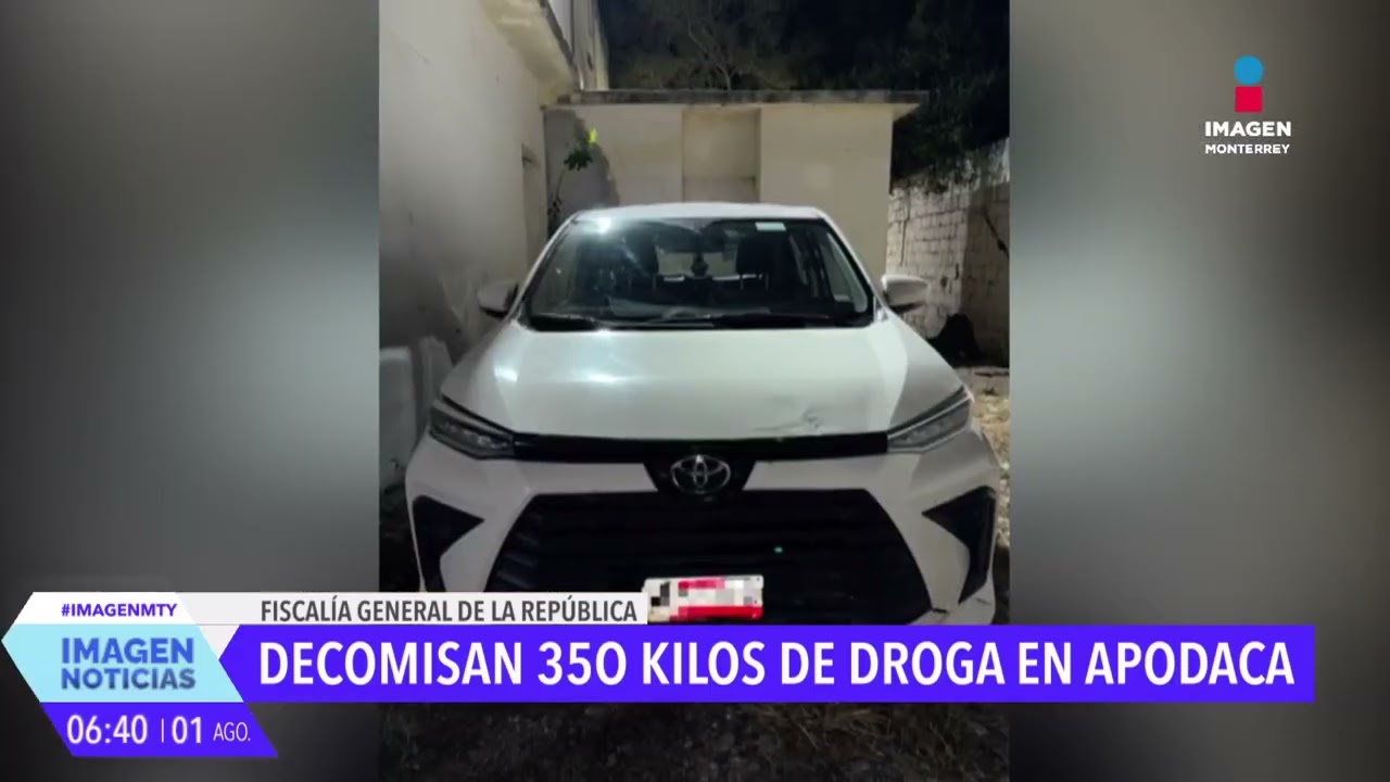 Aseguran más de 350 kilos de droga en Apodaca | Noticias MTY primera emisión