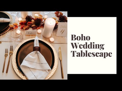 Boho Wedding Tablescape