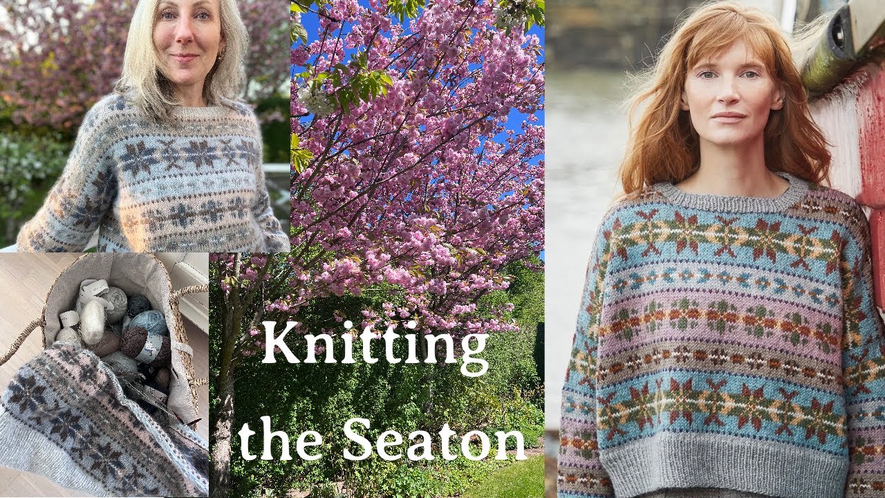 A knitting episode (34): How I planned & knitted the Seaton by Marie Wallin (a vlog)