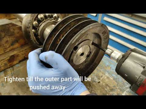 How to remove a Taper-lock bushing.