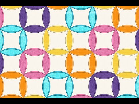 How To Make Very Easy Cathedral Windows Quilt Block Tutorial