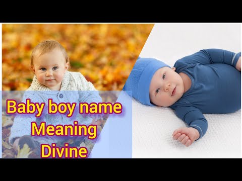 Baby boy name meaning divine || hindu baby boy name