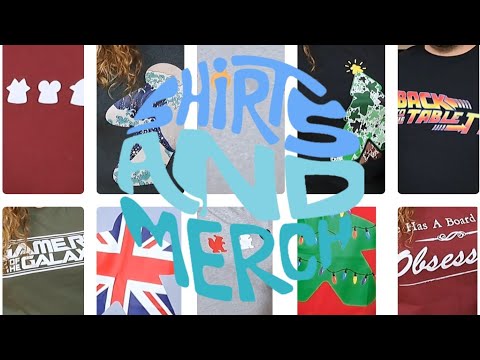 Shirts and Merch -High quality premium T-Shirts with a hint of board game fun! Heat Kickstarter