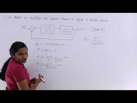 GATE Problem on Block Diagram Stability Video Lecture - Electronics and Communication ...
