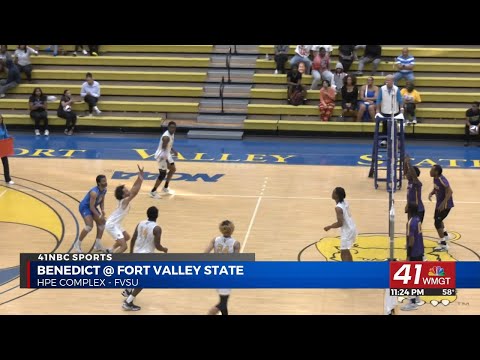 SIAC Men's Volleyball Semifinal action as Benedict battles Fort Valley State