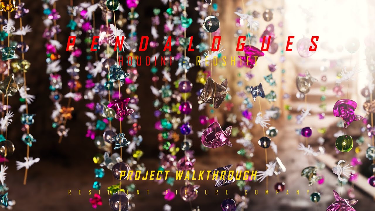 Houdini - Redshift - Pendalogues - Project walkthrough