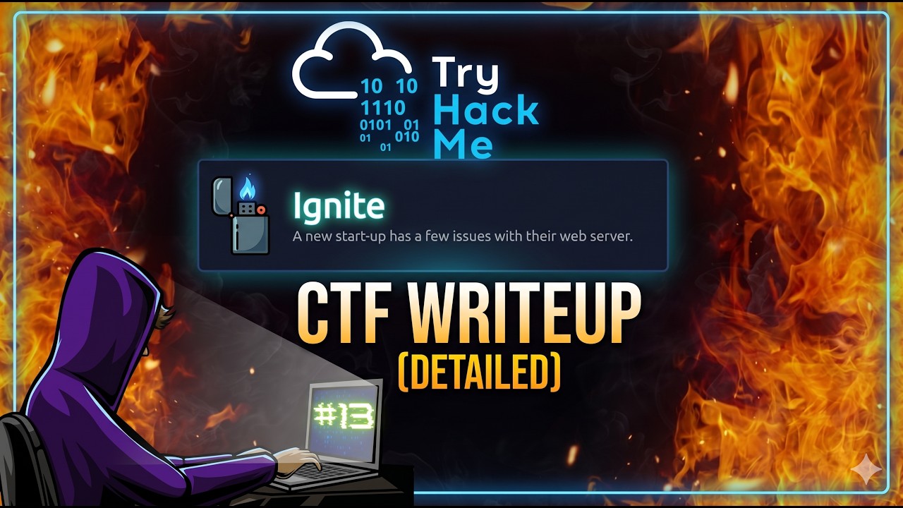 Ignite CTF Walkthrough | TryHackMe Easy Machine Exploitation (Step-by-Step)