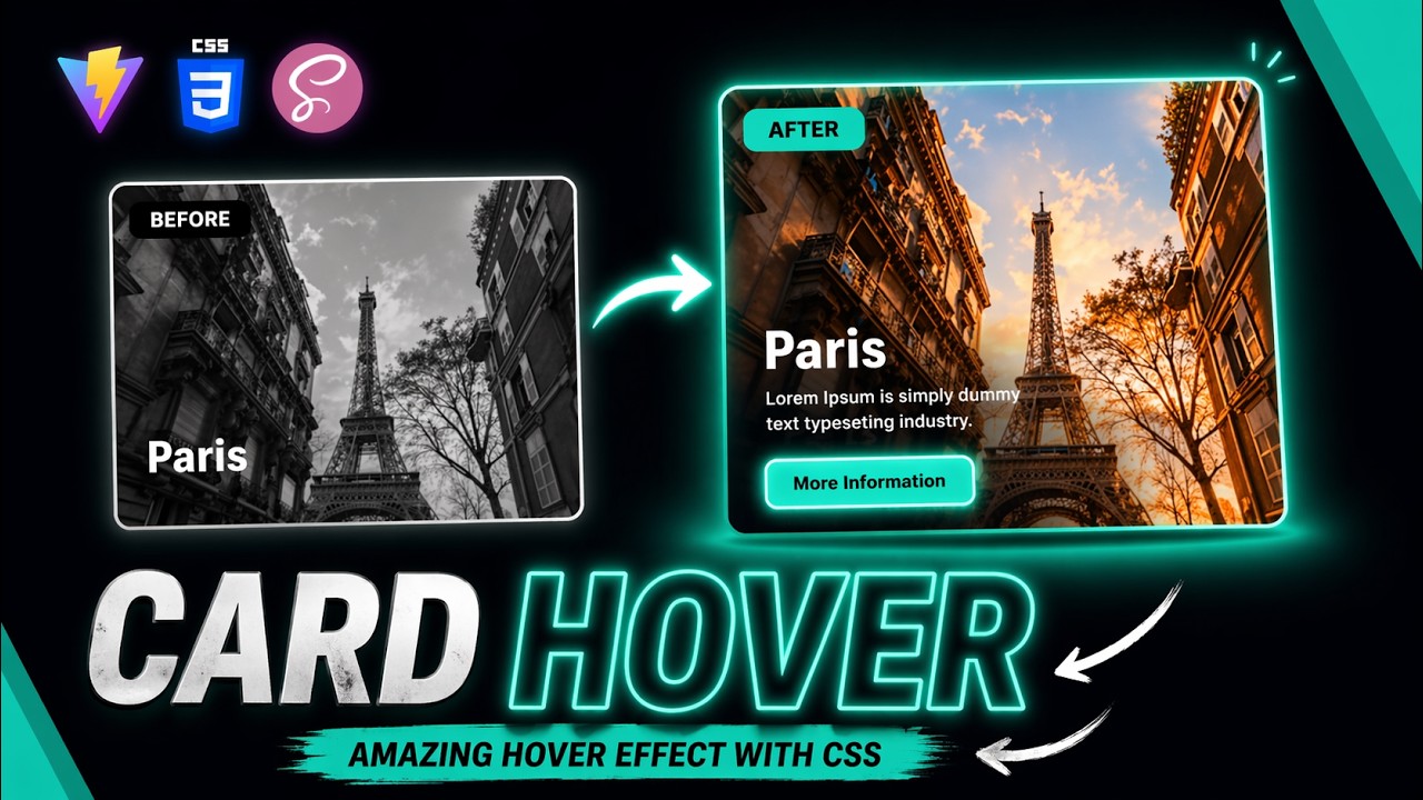 CSS Card Hover | applying hover effect