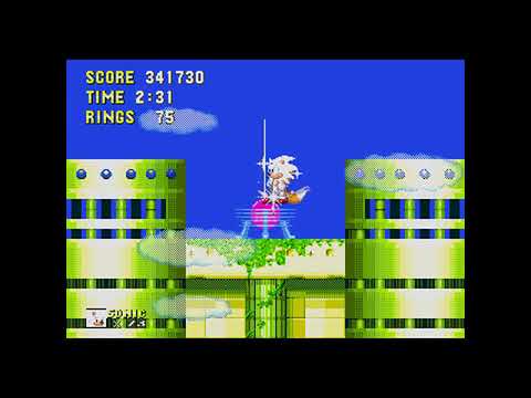 WHITE SONIC IN SONIC THE HEDGHOG 3 AND KNUCKLES PARTE 7