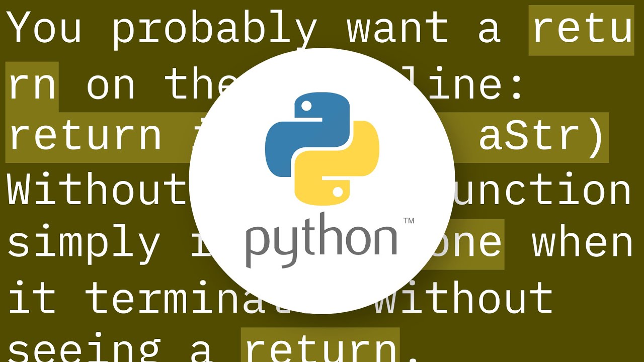 Recursive code returns None