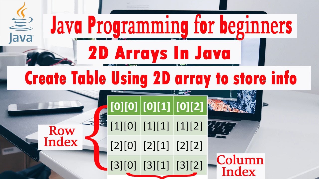 CREATE TABLE in JAVA using 2D arrays | Java Project tutorial for beginners