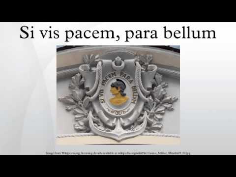 Si vis pacem, para bellum