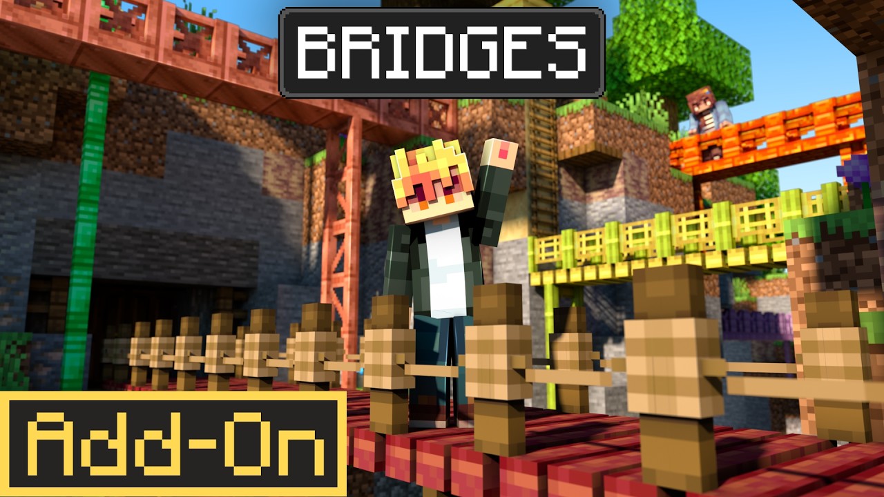 Upgrade Your Minecraft World with 100+ Custom Bridges & Supports!