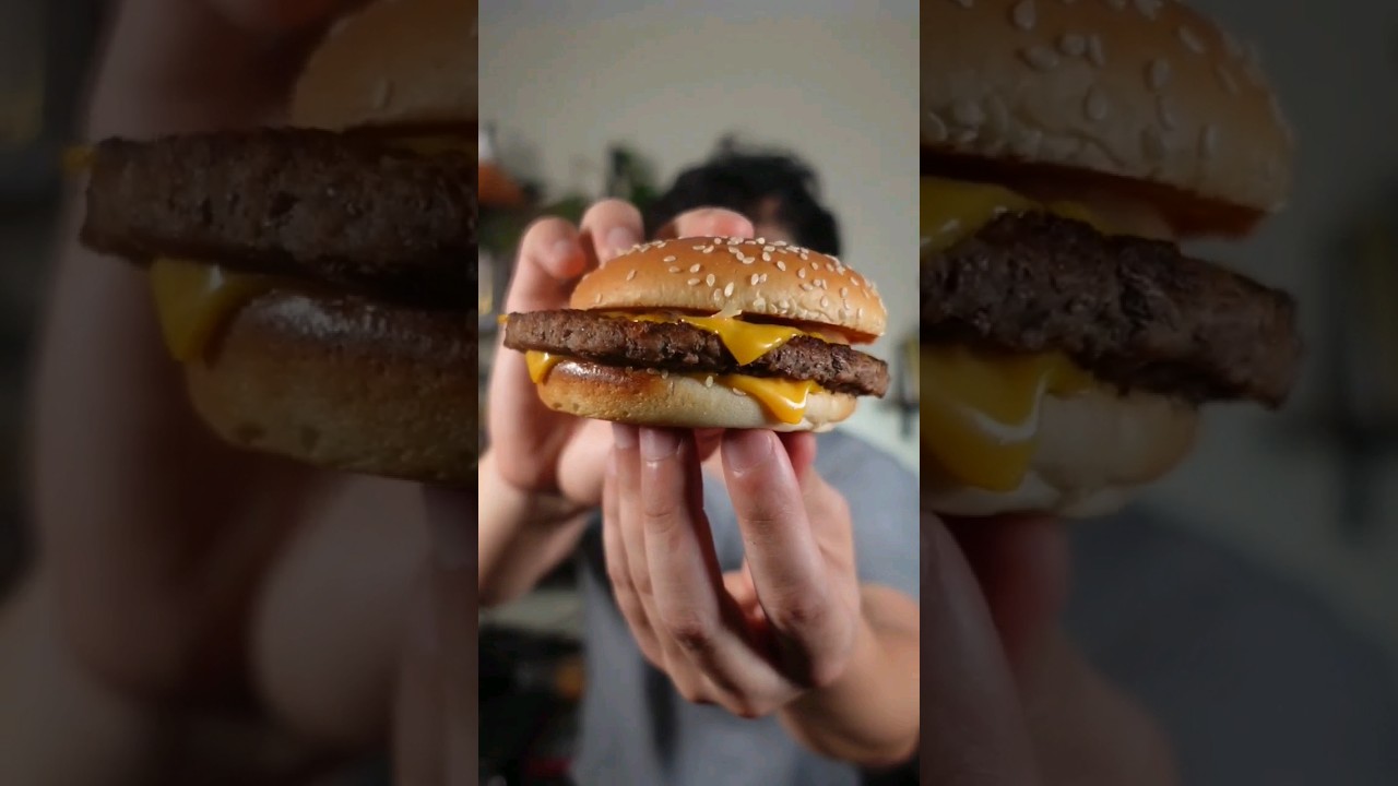 I tried McDonald's Quarter Pounder for the FIRST TIME #mcds #letstry #quarterpounder #mcdonalds