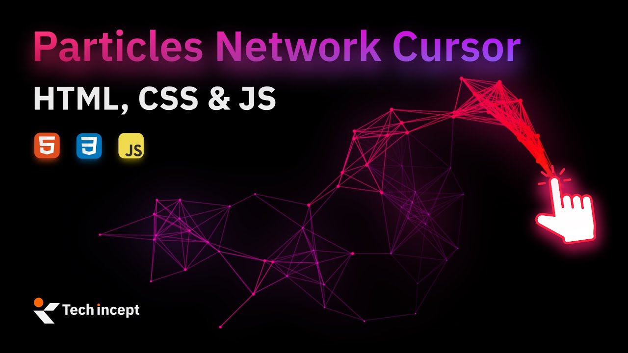 HTML CSS  Particle  Animation |Canvas  Animation |Using CSS & JAVASCRIPT| Tech Incept