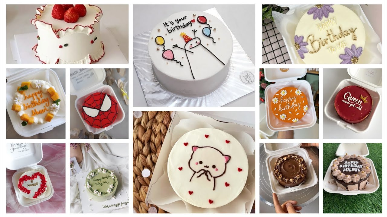 60+ Bento Cake Design Ideas/Cute Mini Bento Cakes/Mini Birthday Cake Designs/Cake Designs Ideas