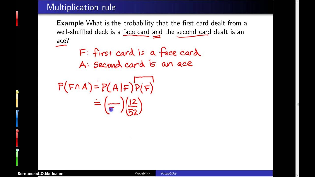 Conditional probability -- Example 3