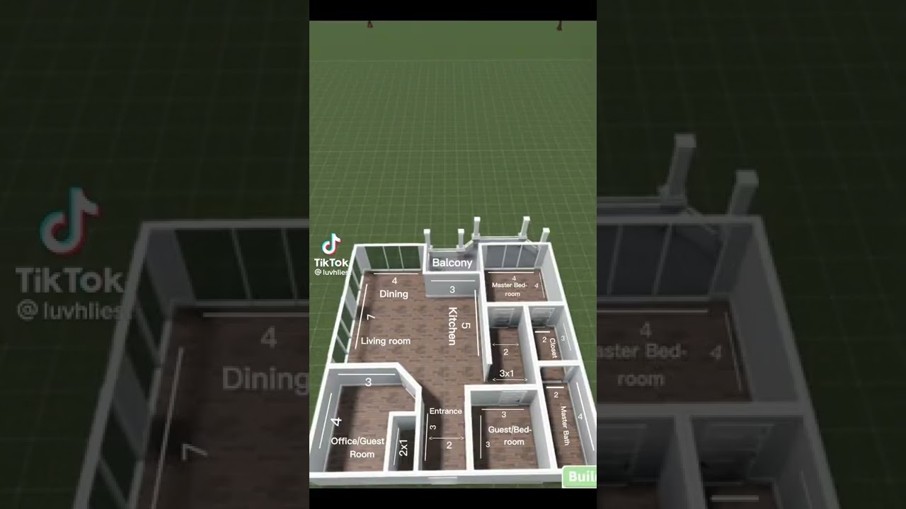 Bloxburg apartment layout ☺️