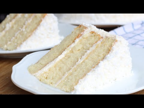 How to Make Coconut Cream Cake ๐ฅฅ๐ฐ #coconutcake #cakerecipes
