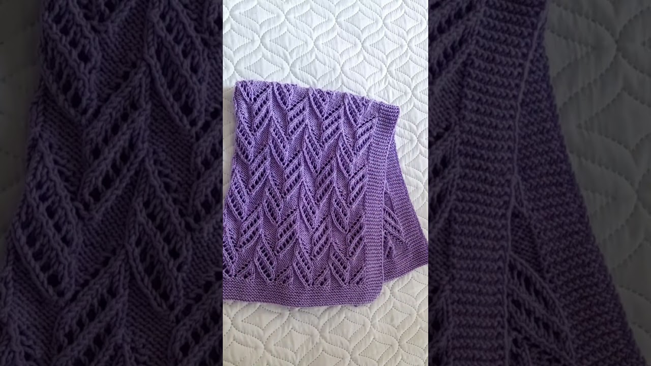 Baby Blanket Knitting Pattern | Step-by-Step Pattern | Preview | Vitalina