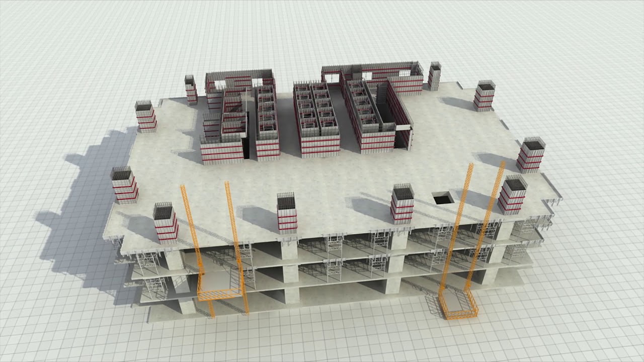 Table formwork animation version 1