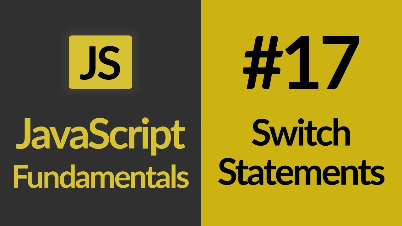 Switch Statement | JavaScript For Beginners | JavaScript Tutorials | Learn JavaScript In 2020