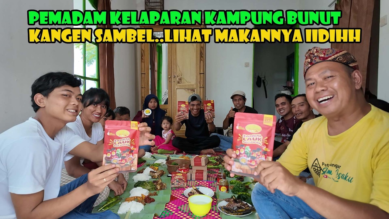 Pemadam Kelaparan Bersama Warga Kampung Bunut..Hujan Datang Kami Pun Makan...