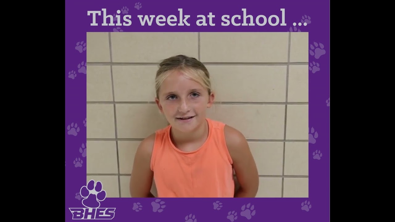 This week at Black Hawk Elementary School
