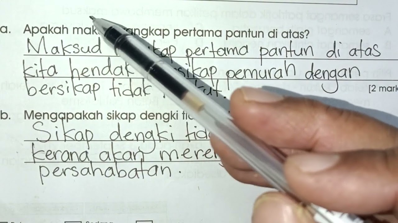 BM Tahun 6 - Bahagian B
