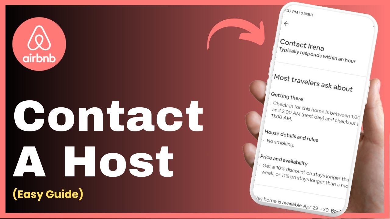 How To Contact A Host On Airbnb !