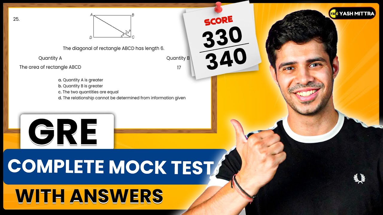 Complete GRE Mock Test With Answers - New GRE format