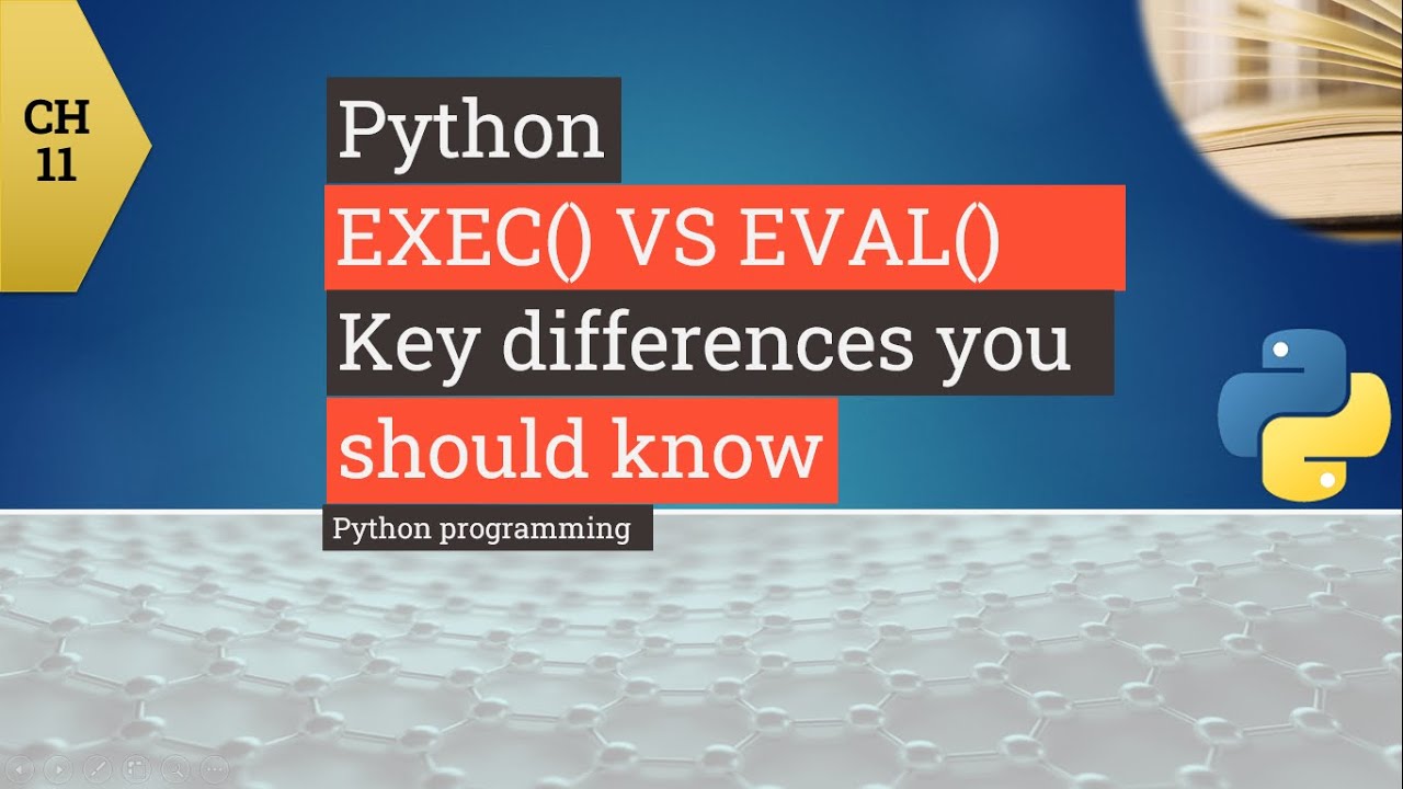 Python tutorial - Python  exec - Python eval - Differences  - How to use exec and eval  in python