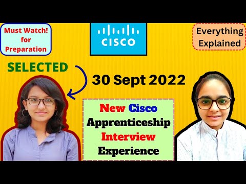 Latest Cisco Apprenticeship 2022 Interview Experience|Cisco Consultant Trainee Interview Experience