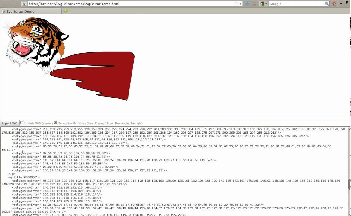 Svg Editor Demo (Javascript / GWT)