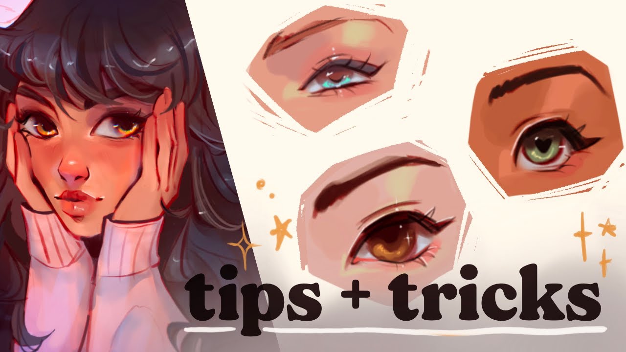 HOW TO PAINT EYES IN PROCREATE | tips for painting eyes in Procreate
