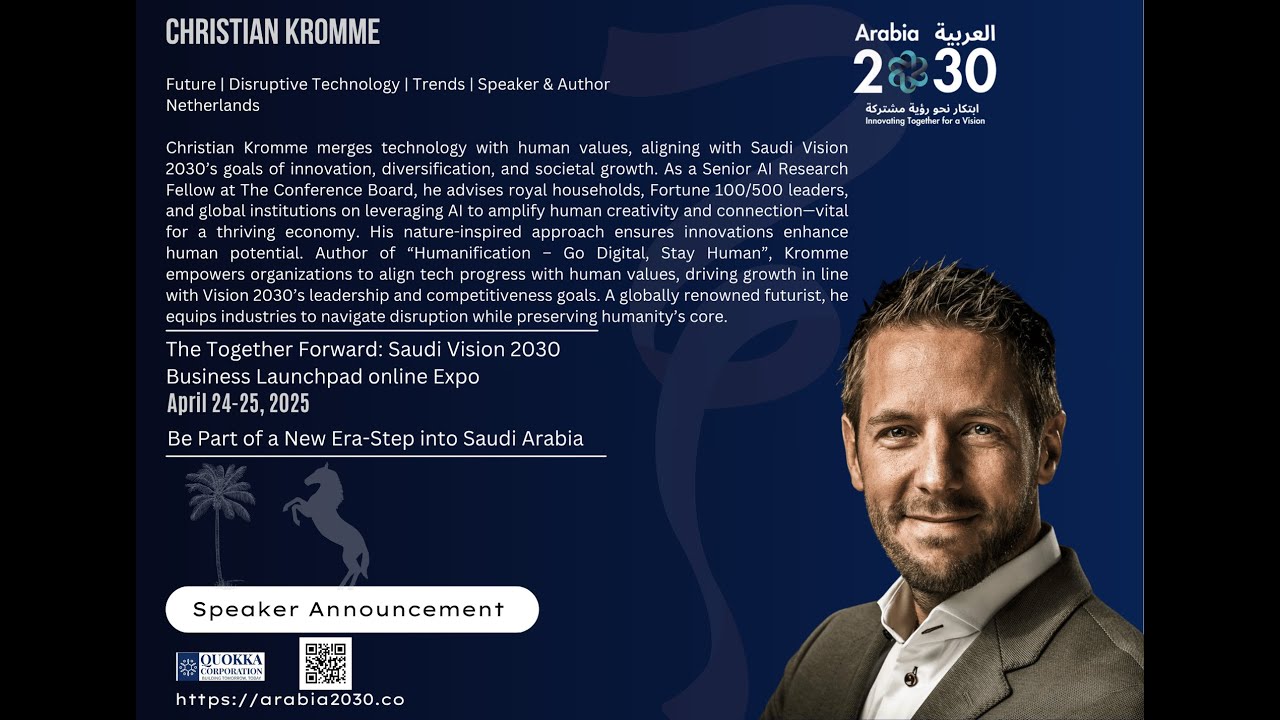 The Future of AI & Digital Transformation: Christian Kromme on Saudi Arabia's Vision 2030