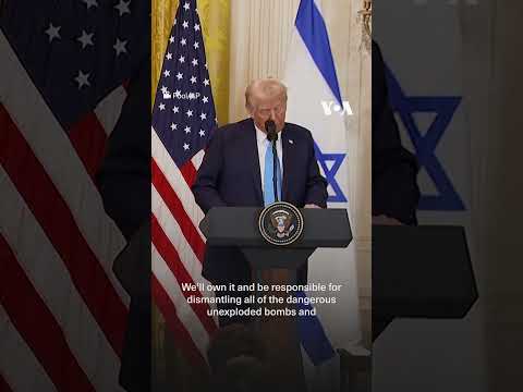 Trump says US will take over Gaza Strip | VOA News #shorts