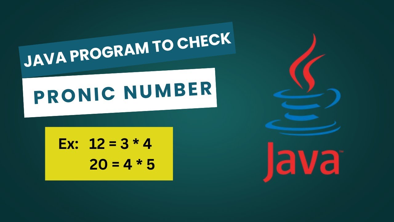 Pronic Number Program in Java | ICSE Computer Applications Tutorial #icsecomputer #javaforbeginners