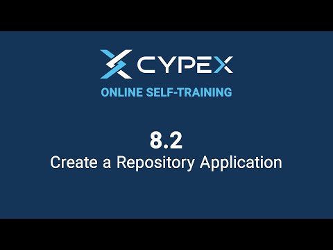 8.2 CYPEX Create a Repository Application | CYBERTEC PostgreSQL Rapid App Dev