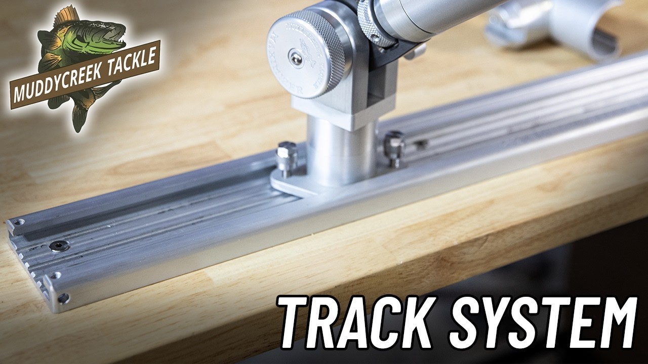 Muddycreek Tackle Track Systems | The Ultimate Boat Track Mount for Trolling Setups