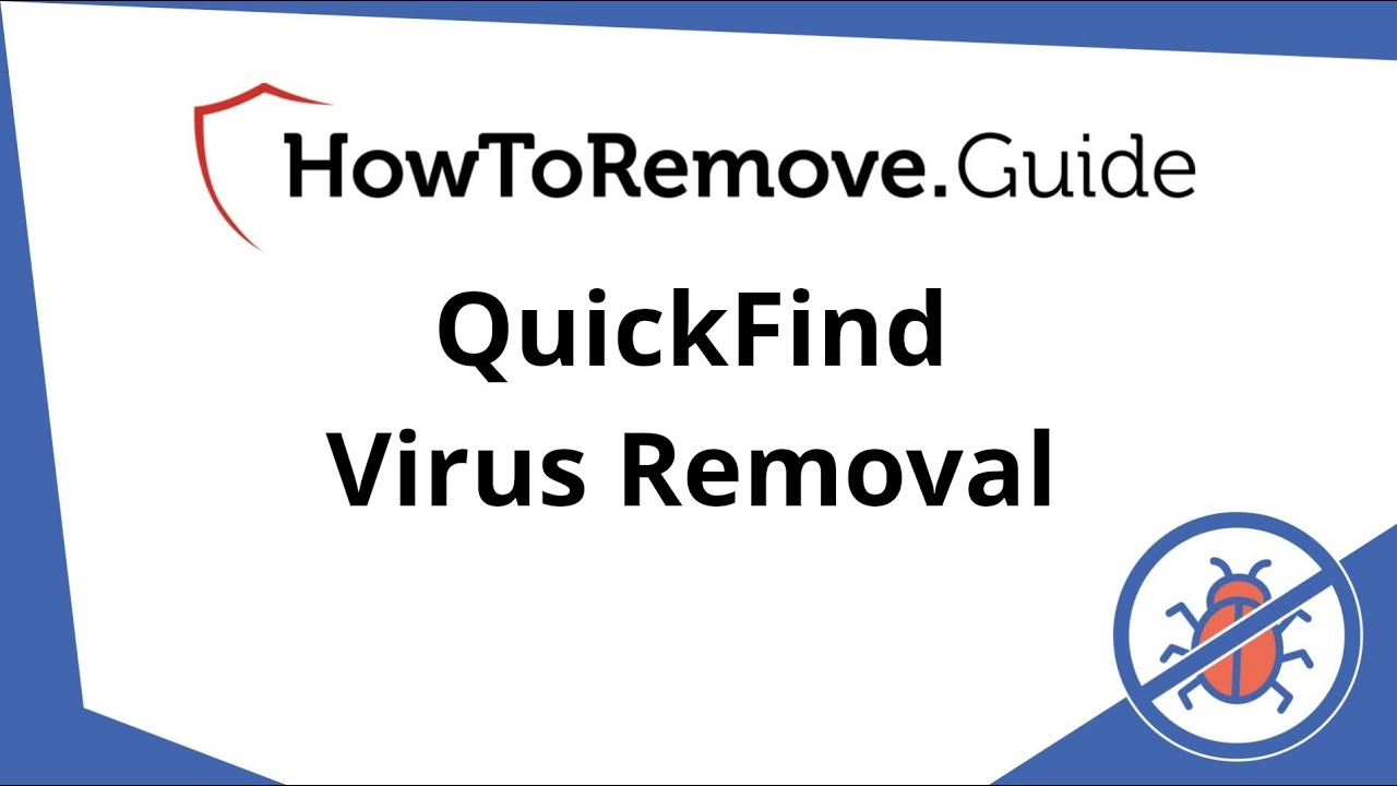 QuickFind Extension Virus Removal